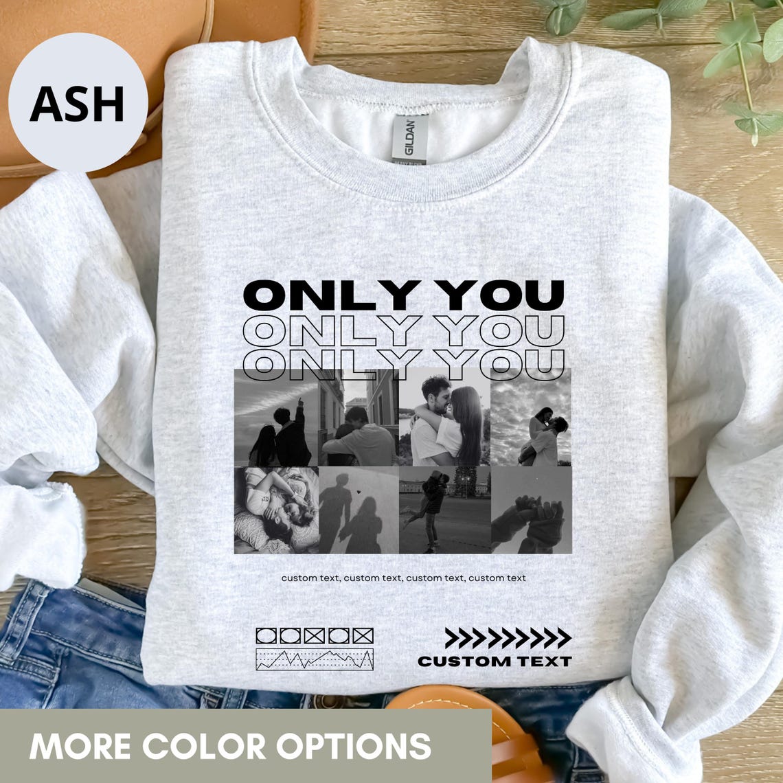 Personalized Photo Collage Sweater, Only You Custom Shirt, Custom ...