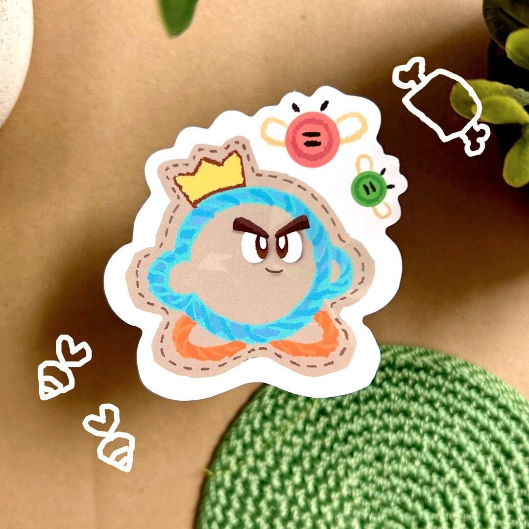 Yarn Prince Fluff- Waterproof Vinyl Sticker - Etsy