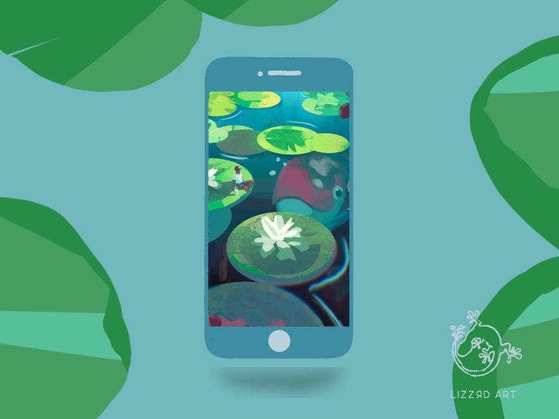 Chillin' With A Friend Background Art Wallpaper | Ios, Ipados, Android ...