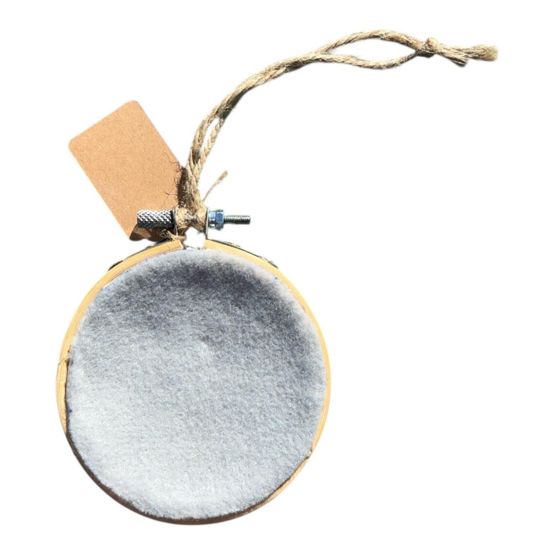 Simple Rudolph Hand Embroidered Christmas Ornament - Etsy
