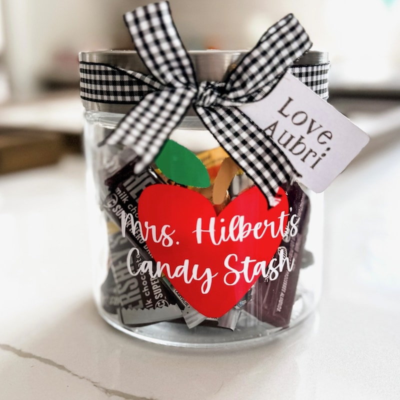 Teacher Candy Jar - Etsy