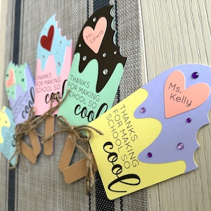 Popsicle/ice Cream Pop Teacher Card/gift Card Holder - Perfect Gift for ...