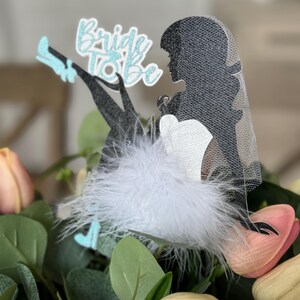 Bridal Shower Cake Topper / Bride to Be Cake Topper / Sitting Bride ...