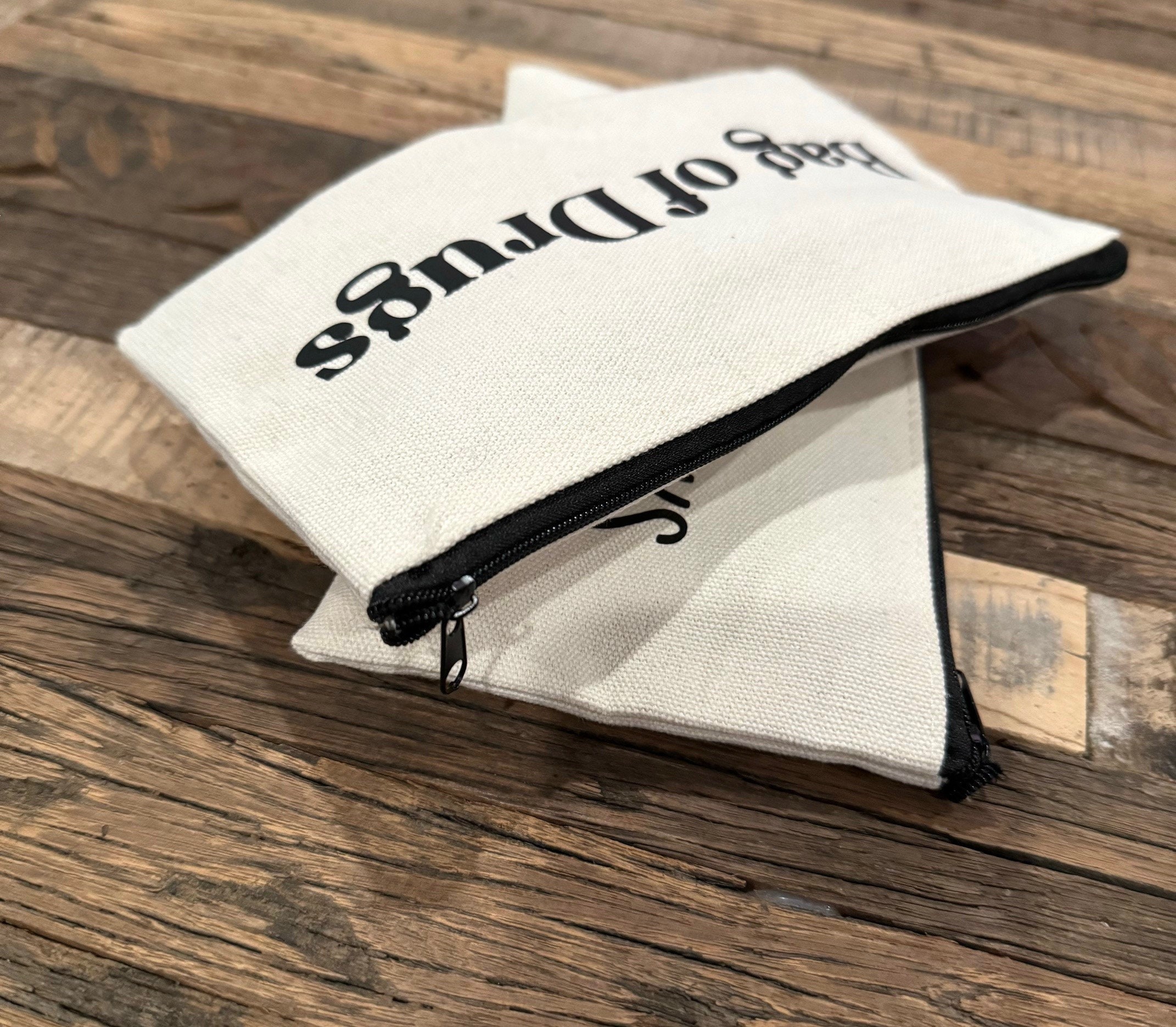 Funny Canvas Zipper Pouch - Bag of Drugs, Coochie Corks, Oh Bloody Hell ...