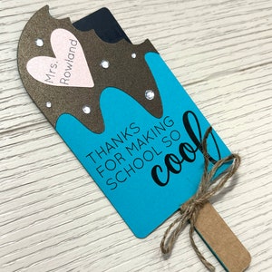 Popsicle/ice Cream Pop Teacher Card/gift Card Holder - Perfect Gift for ...