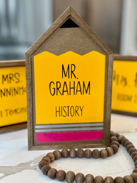 Teacher Desk/wall Sign Personalized - Etsy