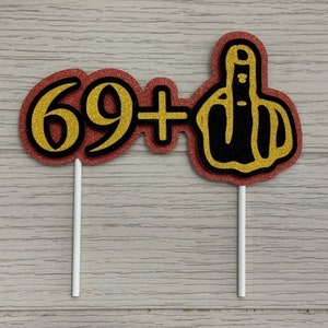 Funny Milestone Birthday Cake Topper - Double Layer/customize Your Size ...