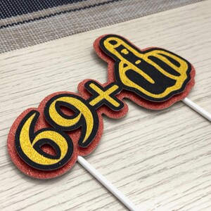 Funny Milestone Birthday Cake Topper - Double Layer/customize Your Size ...