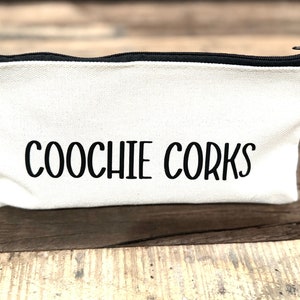 Funny Canvas Zipper Pouch - Bag of Drugs, Coochie Corks, Oh Bloody Hell ...