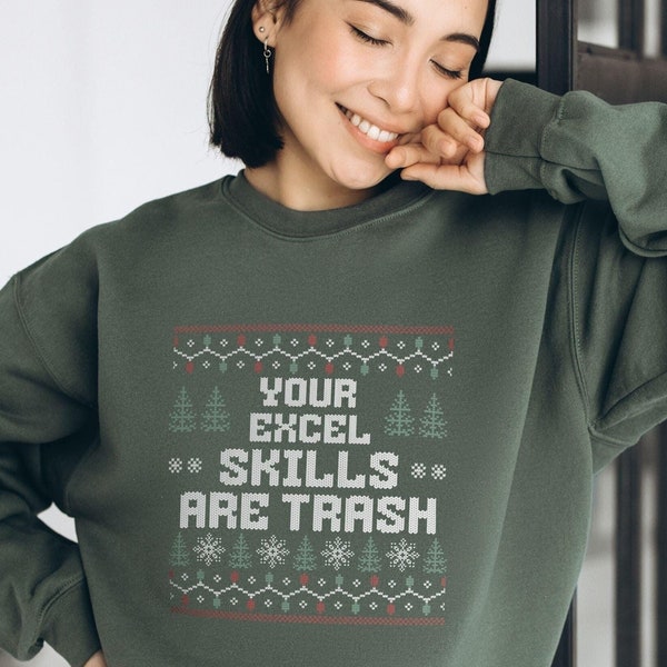 Excel Ugly Sweater Etsy