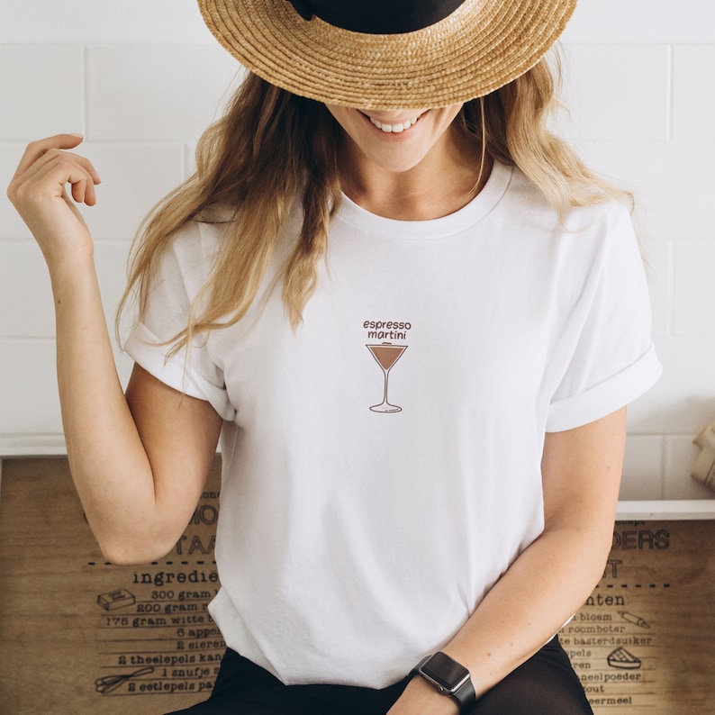Espresso Martini Shirt Women's Trendy Cocktail Shirts for Parties ...