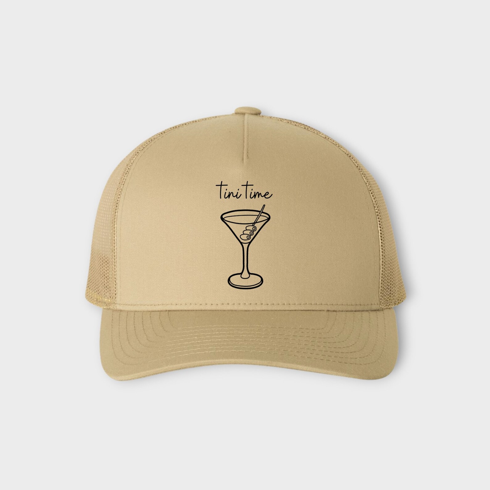 Tini Time Martini Trucker Hat | Perfect Bachelorette Hat, Martini Lover ...