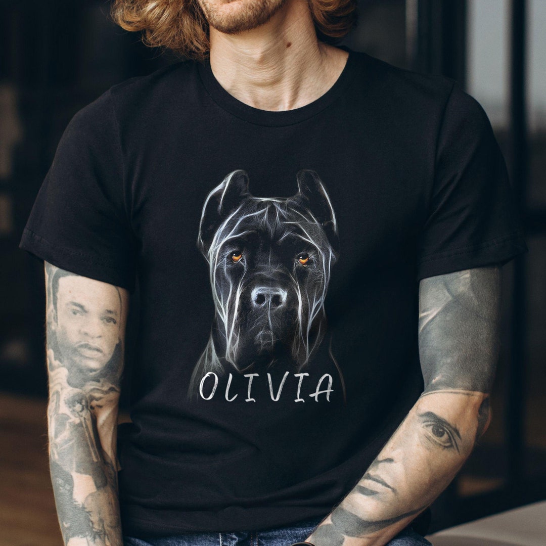 Custom Cane Corso Shirt - Personalized Dog Lover T-shirt - Custom Pet ...