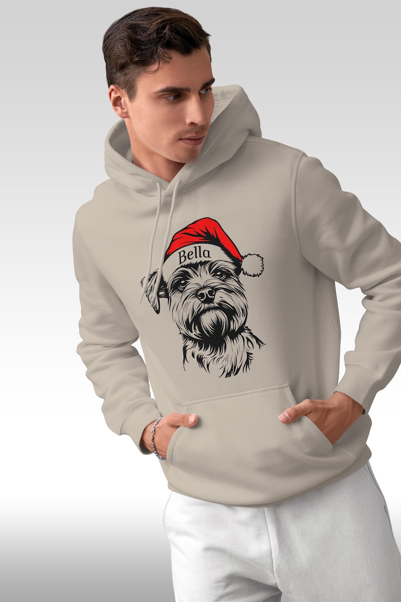 Personalized Yorkie Christmas Shirt, Santa Paws Dog Lover Sweatshirt ...