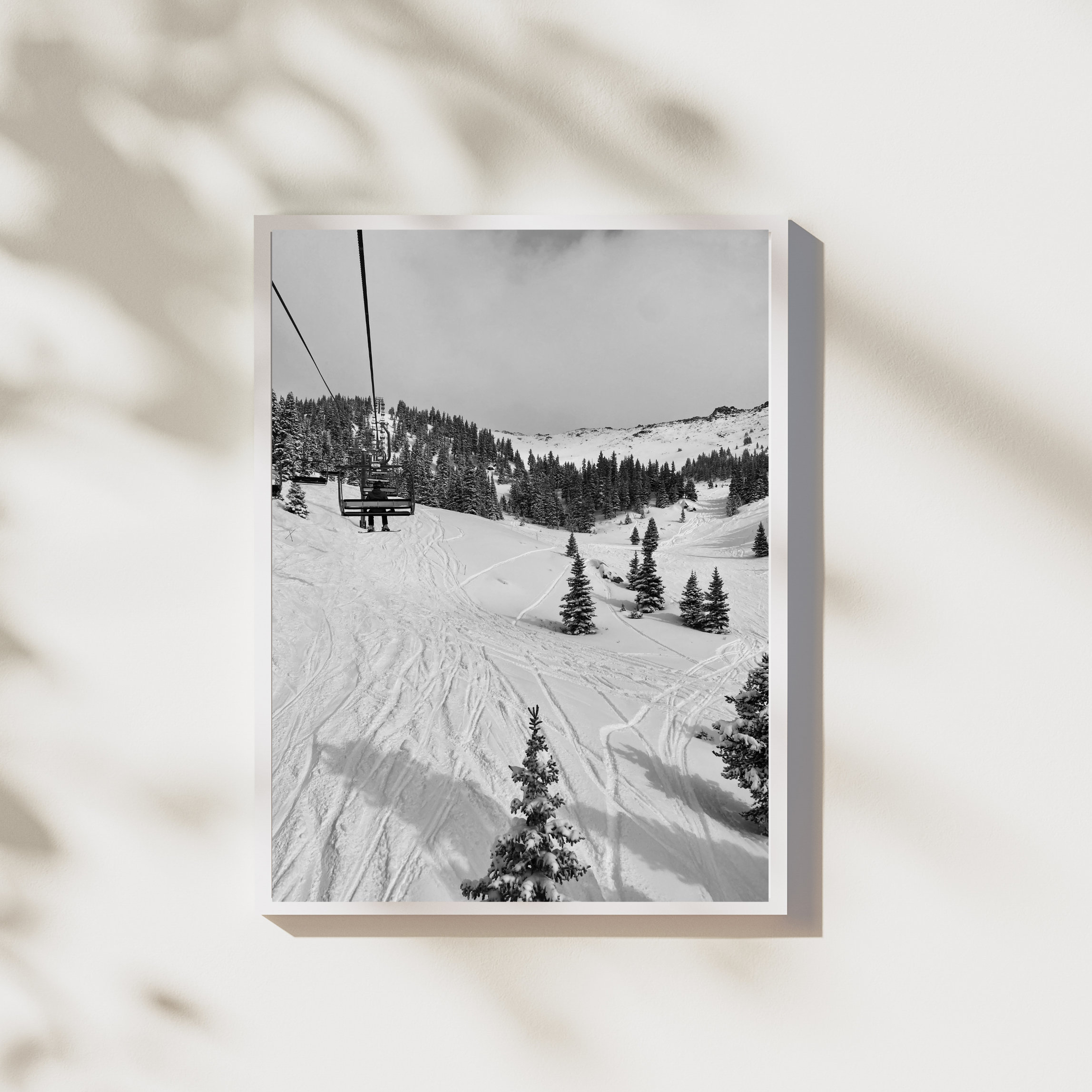 Black and White Ski Photo Print | INSTANT DIGITAL DOWNLOAD | Wall Art ...