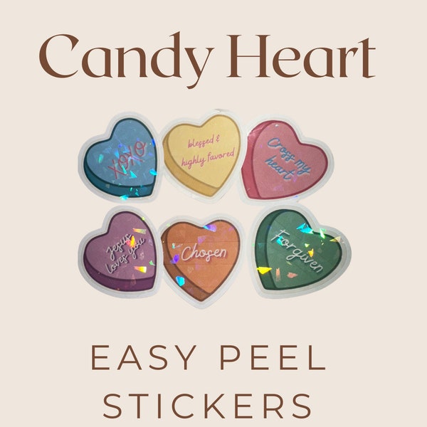 Easy Peel Stickers - Etsy