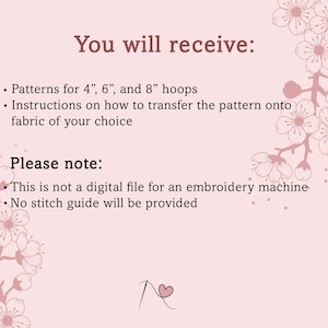 Tiger Lily Hand Embroidery Pattern for 8", 6", 4" Hoops - PDF Download ...