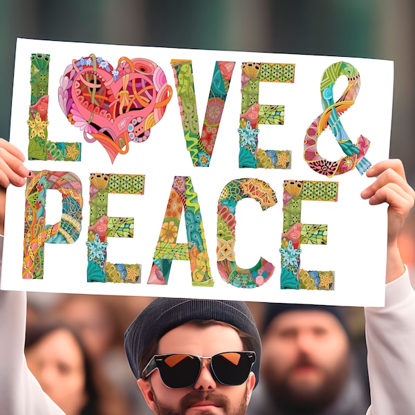 Peace Banner - Etsy