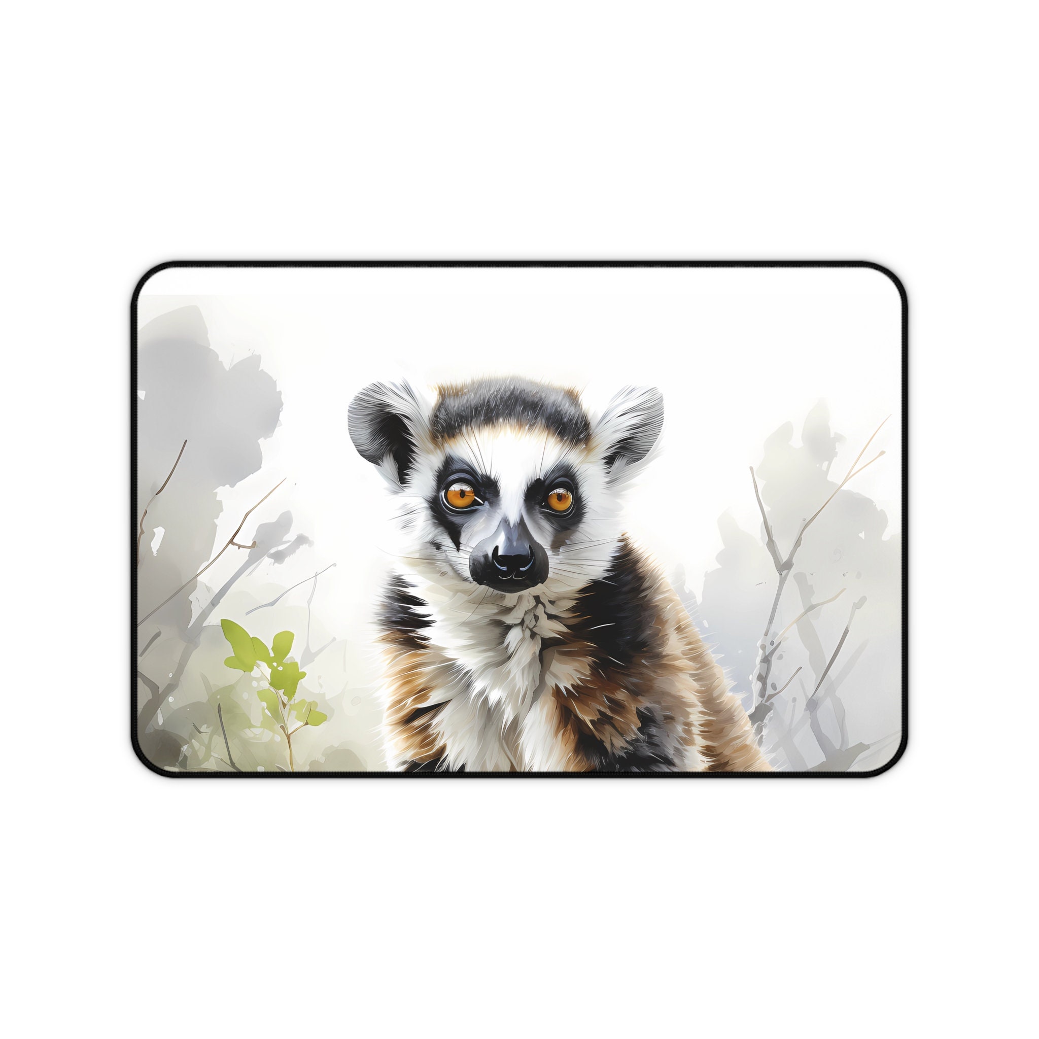 Lemur Desk Mat | Madagascar Lemur Design | - Etsy
