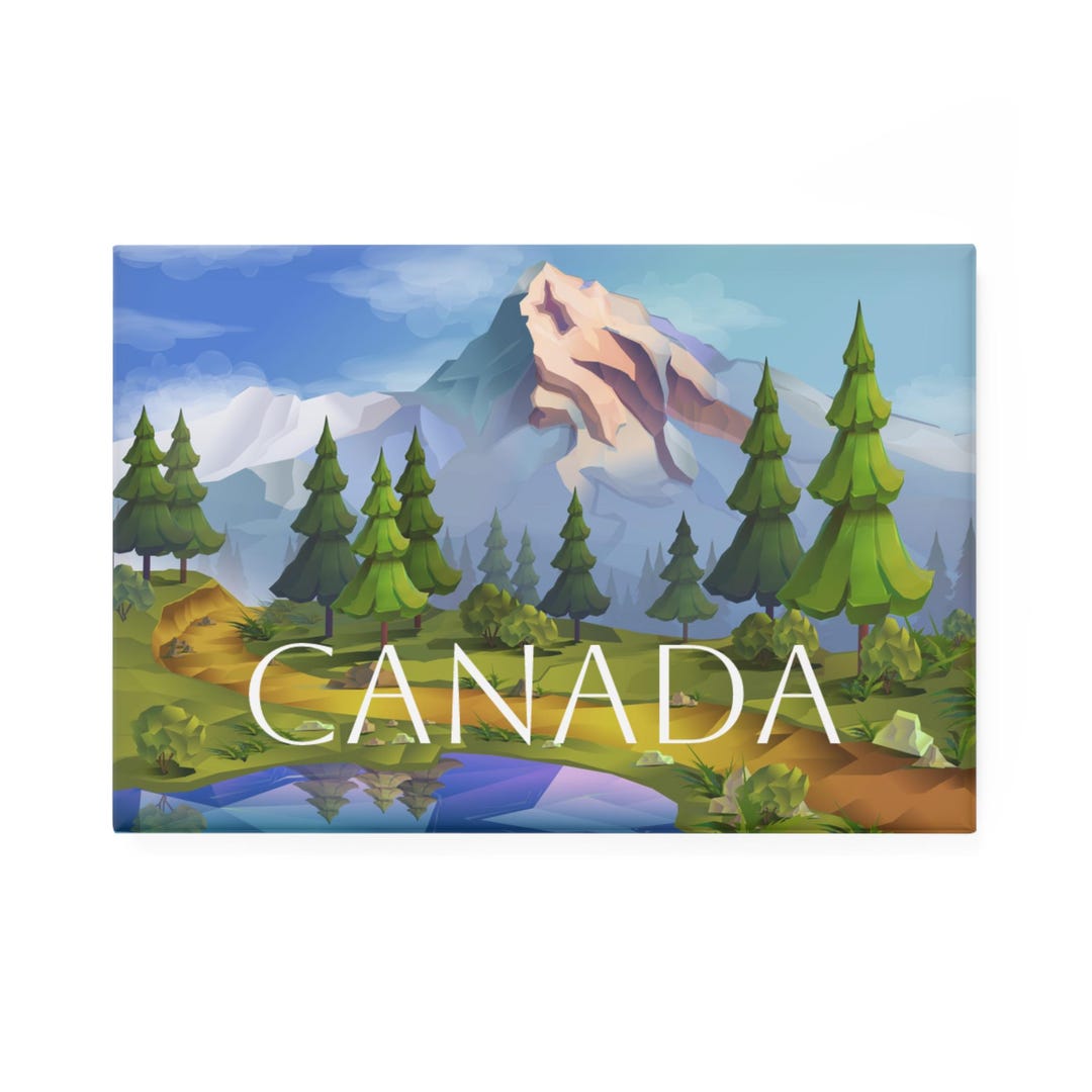 Scenic Rockies Canada Magnet: Nature Travel Souvenir - Etsy