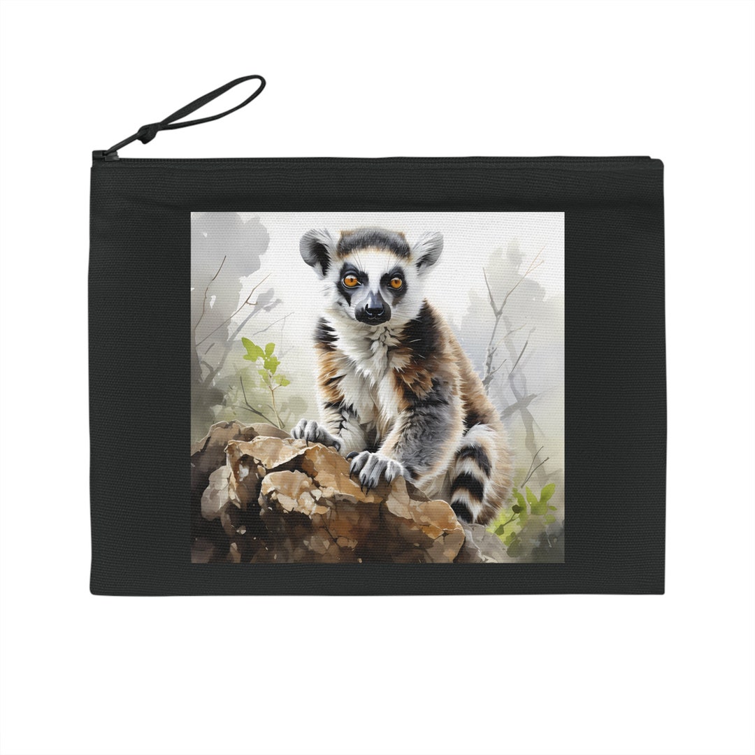 Pencil Case | Make-up Case | Lemur Design | - Etsy