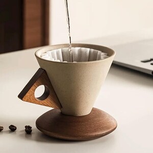 250ml Thick Ceramic Handmade Coffee Cup With Large Pouring Spout ...