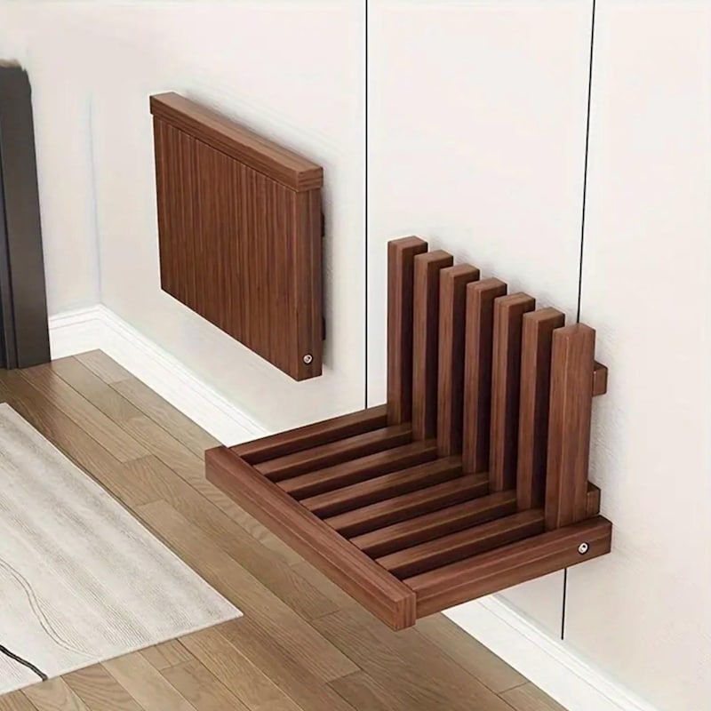 Wall Mounted Fold Away Wood - Etsy New Zealand