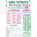 Girl Scouts Gift Exchange Survey About Me Quiz Printable PDF - Etsy