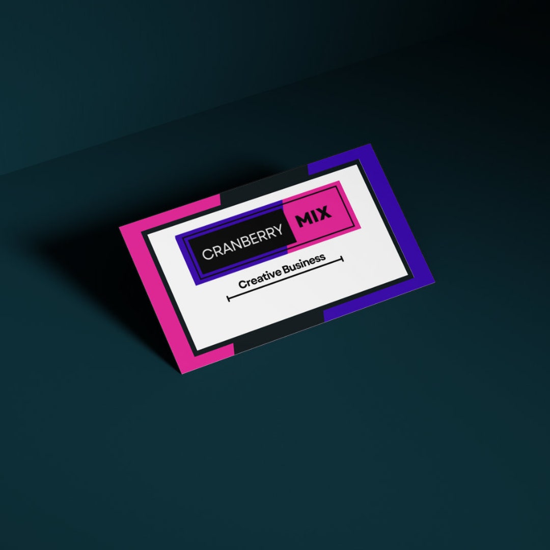 Retro Blue and Magenta Deluxe Branding Package - Etsy