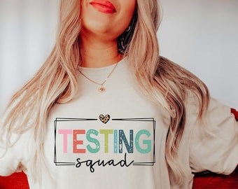 Testing Shirt Svg - Etsy