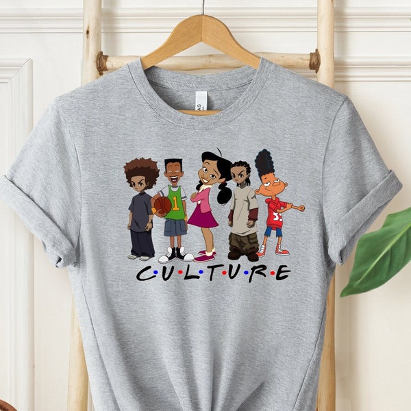 Black Cartoon Characters Tshirt - Etsy
