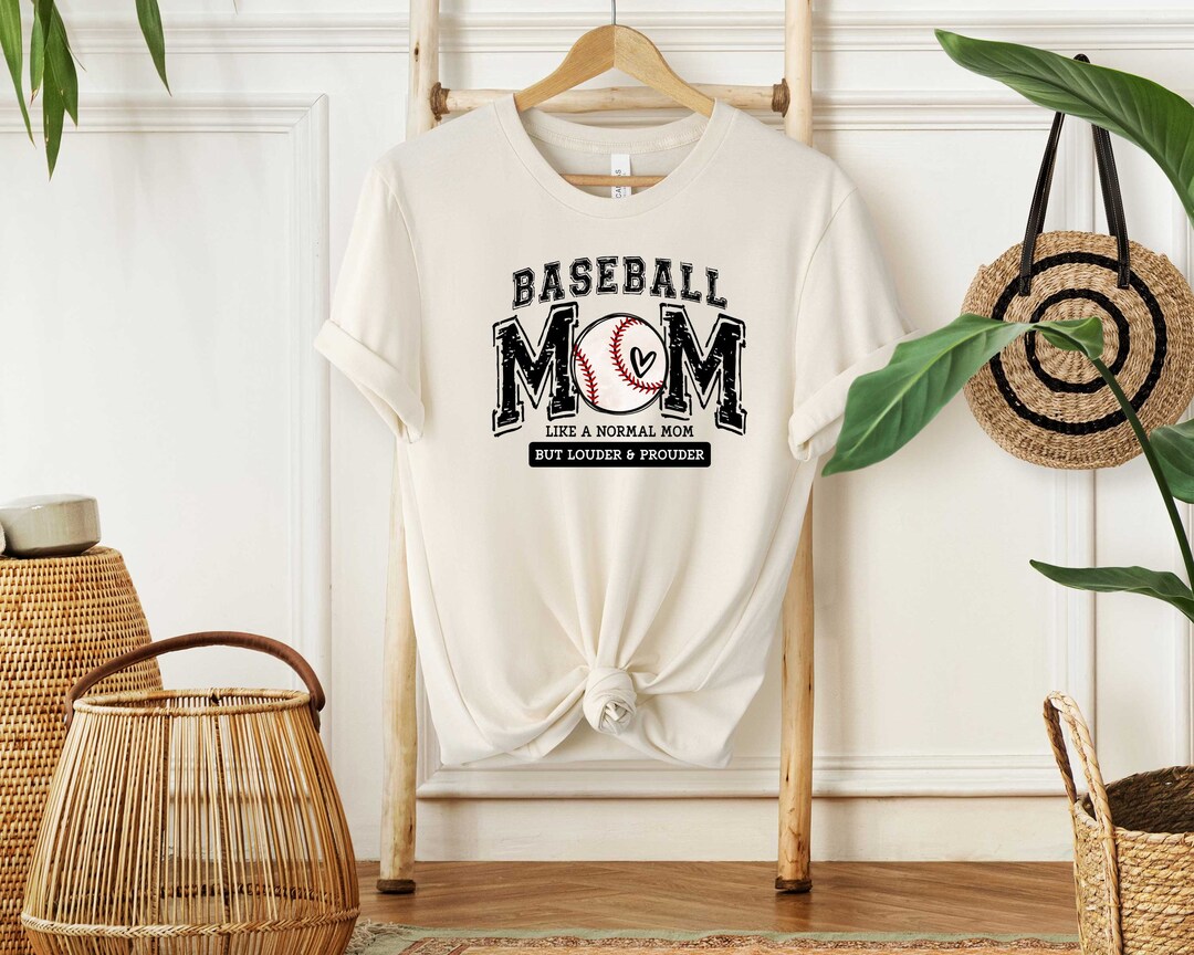 Baseball Mom Like A Normal Mom Shirt, Baseball Mom Shirt, Baseball ...