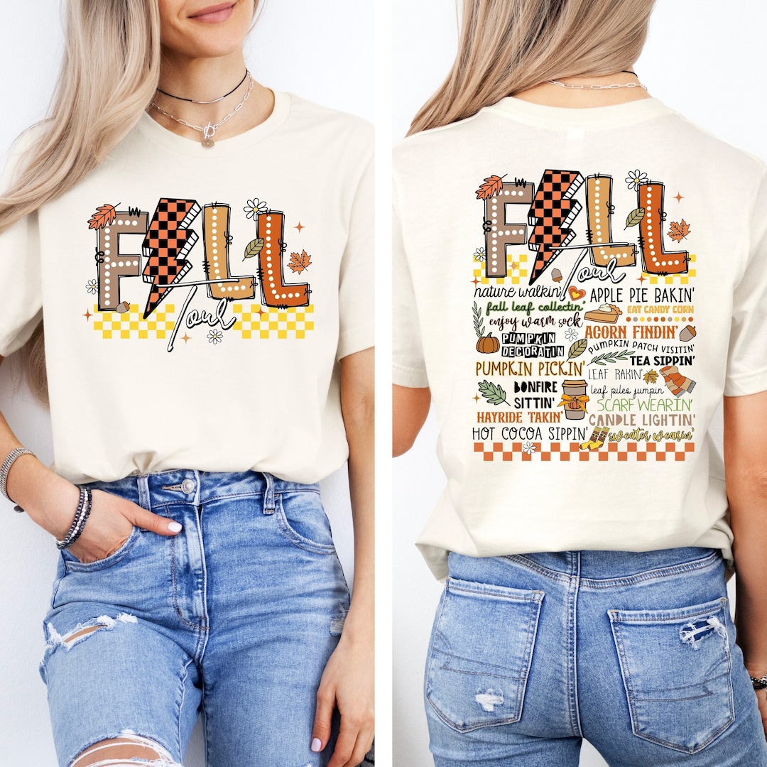 Retro Fall Tour Shirt, Fall Vibes Shirt, Retro Dalmatian Fall Shirt ...