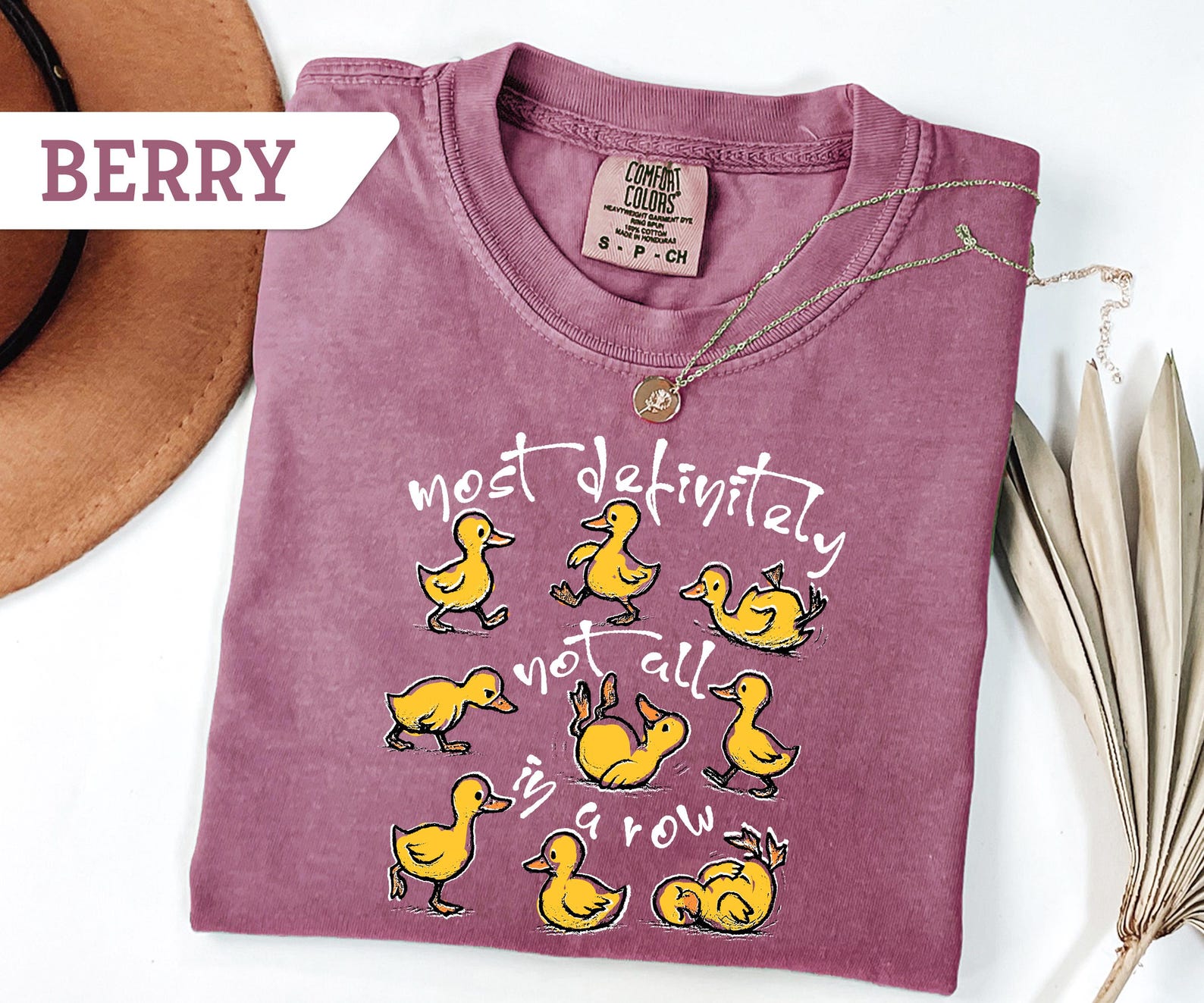 Comfort Colors®funny Duck Shirt, Duckling T-shirt, Most Definitely Not ...