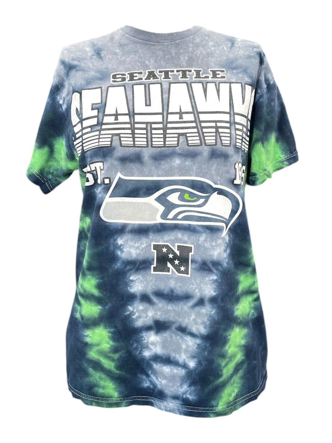 Vintage Seattle Seahawks Tie Dye T-shirt - Etsy