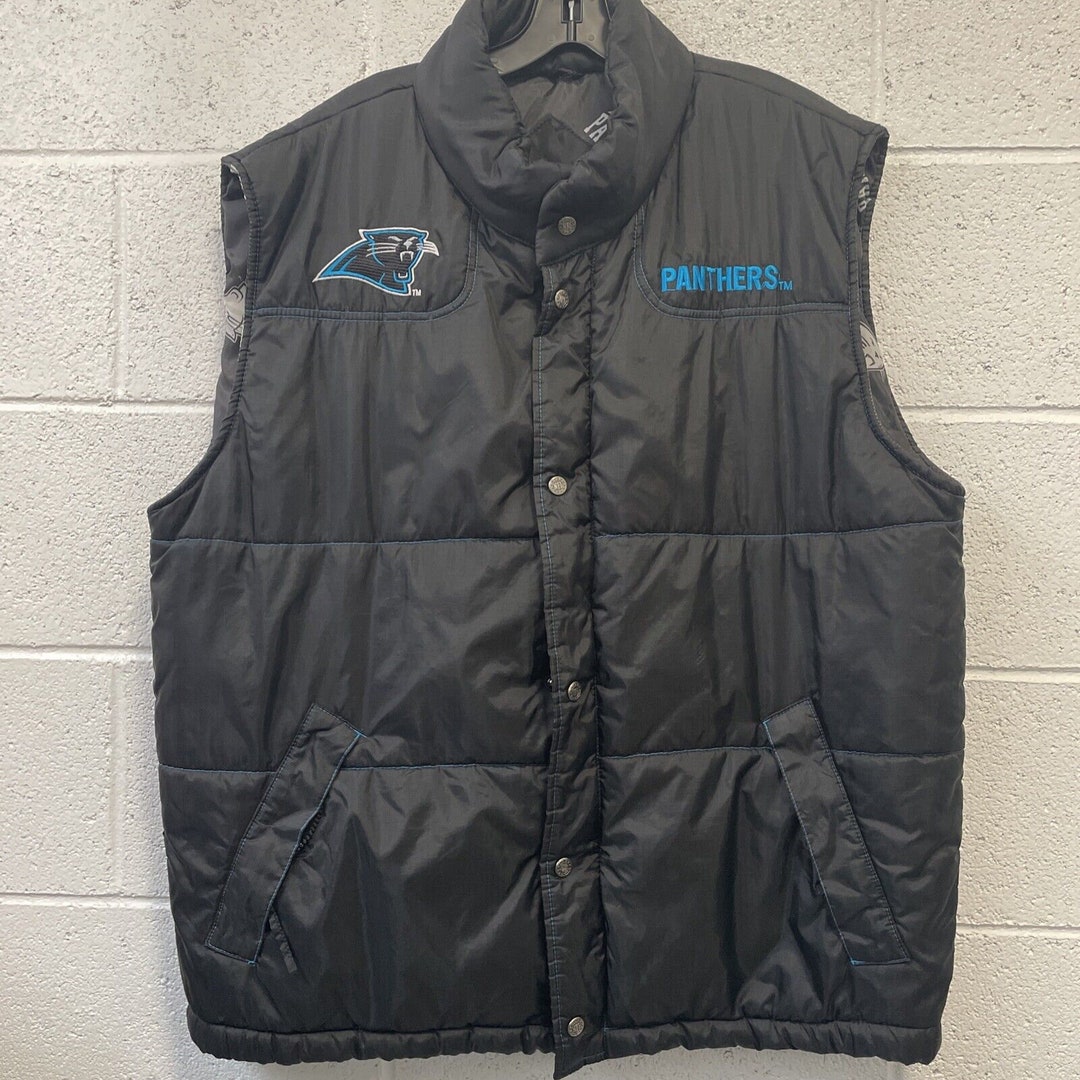 Vintage Men's Turbo Sportswear NFL Gameday Carolina Panthers Puffer ...