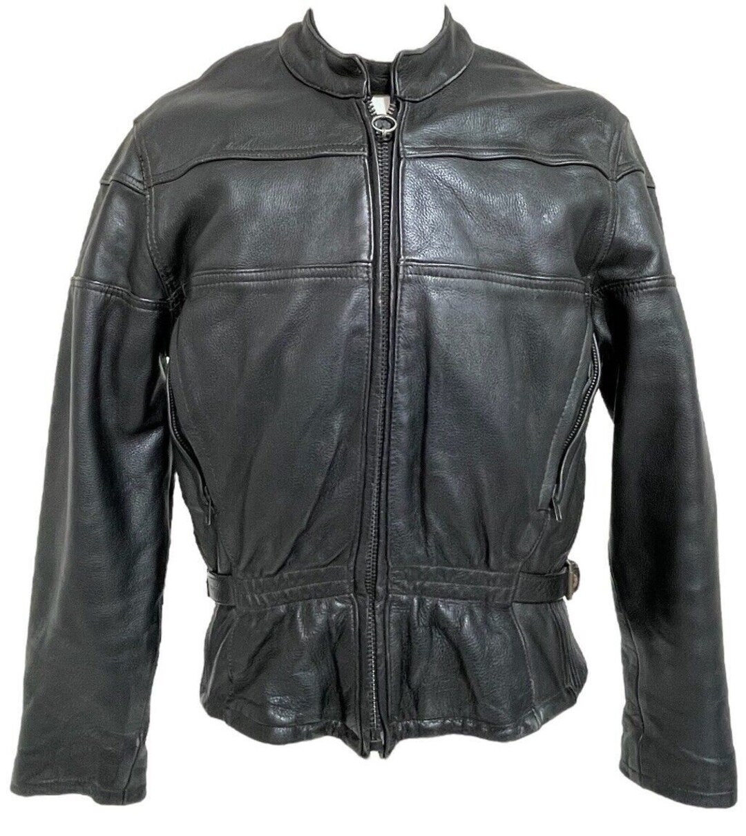 Vintage Leather Racing Jacket - Etsy