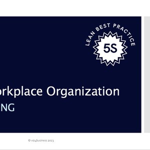 5S Course and Workshop / How to Prepare Training / Quick Reference ...