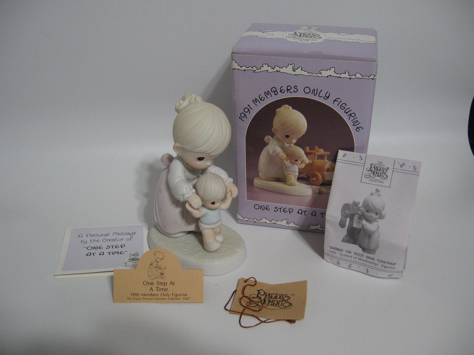 Precious Moments One Step at A Time Members Only From 1991 - Etsy