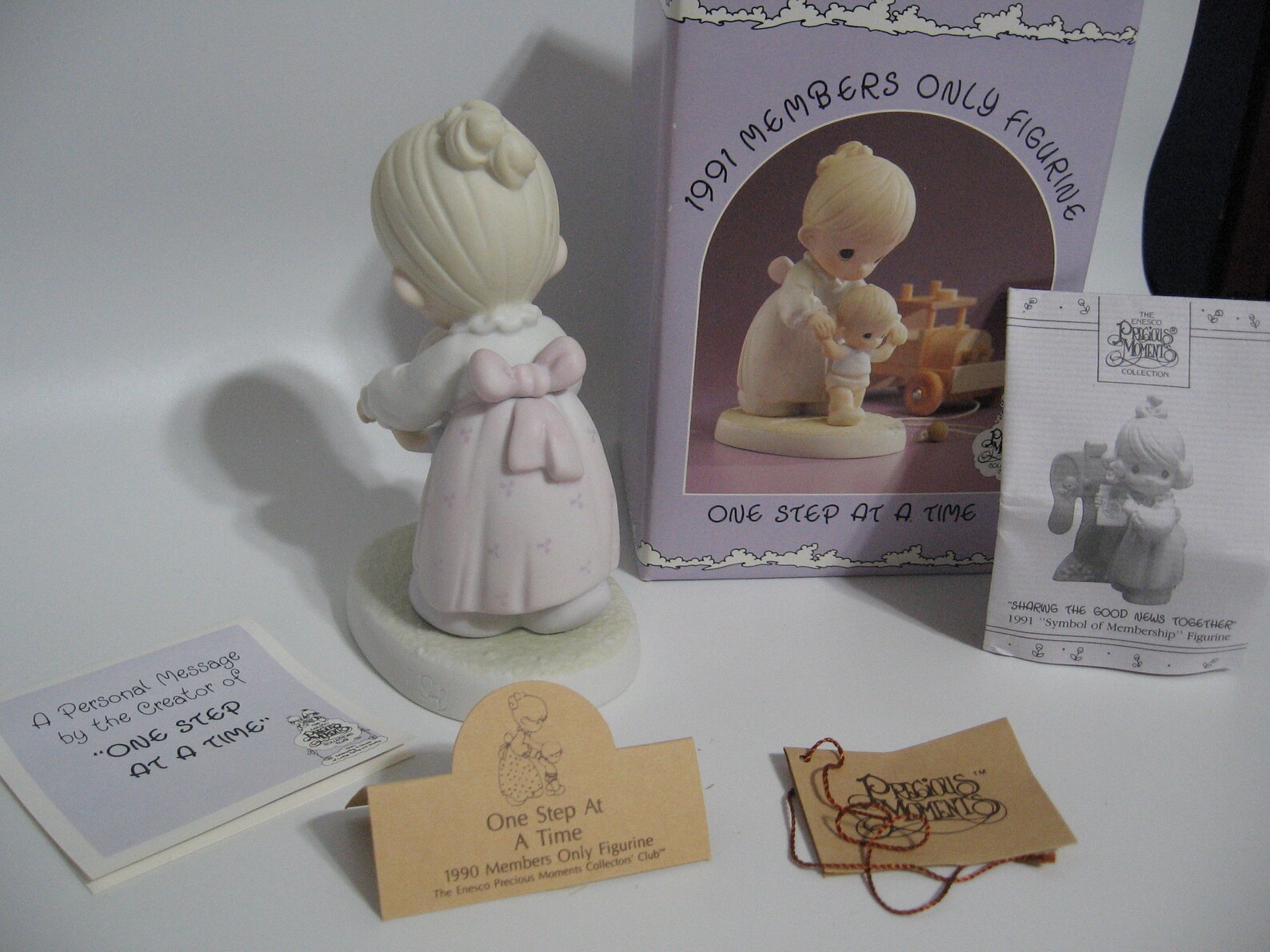 Precious Moments One Step at A Time Members Only From 1991 - Etsy