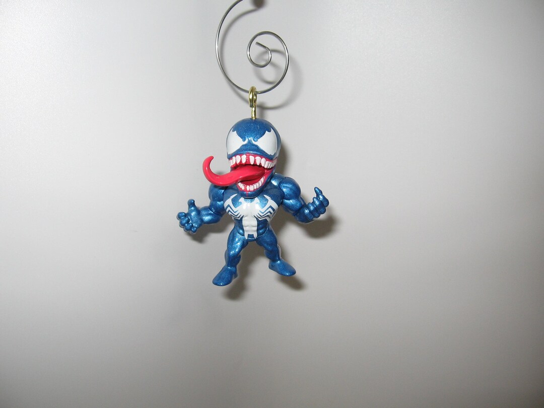 Venom Marvel Spider-man Christmas Tree Rare Blue Venom Ornament New for ...