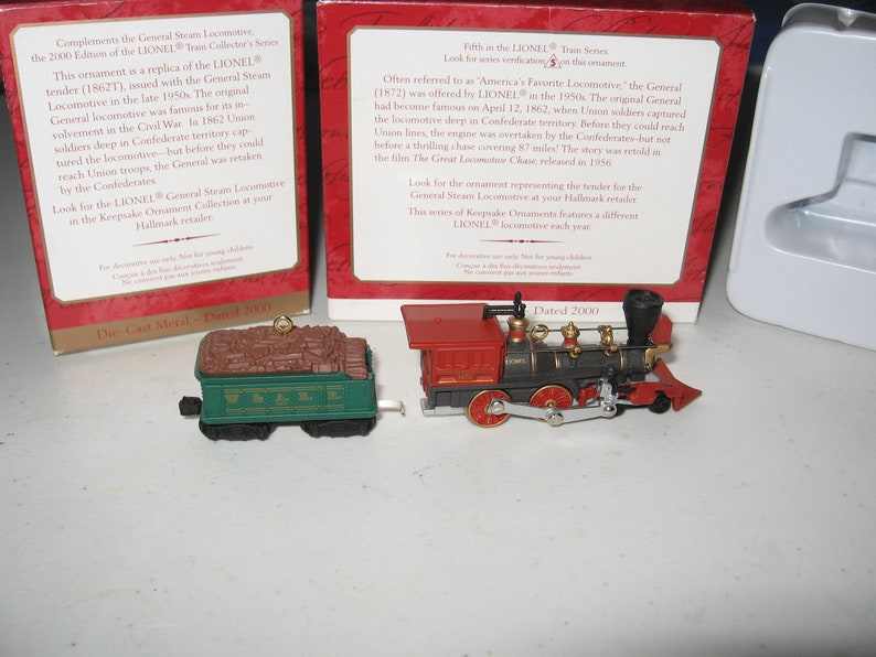 Vintage Hallmark Keepsake Lionel General Steam Locomotive and the ...