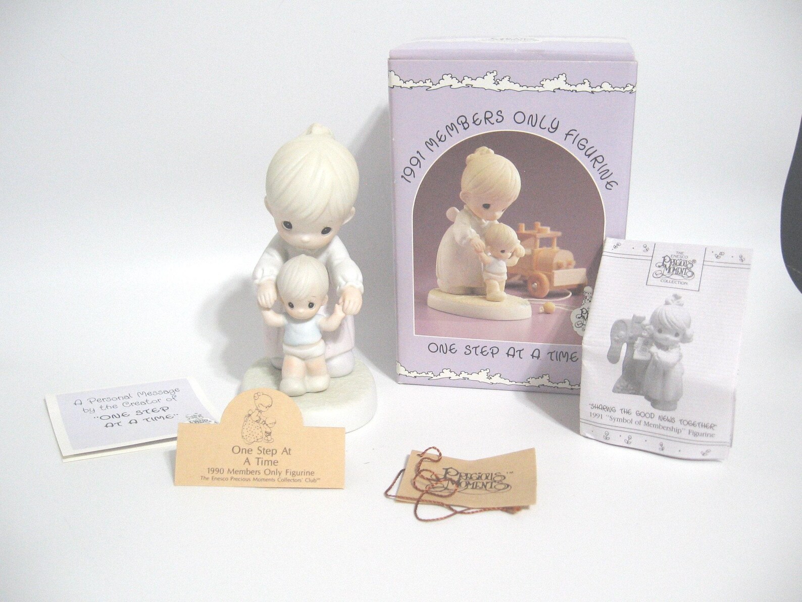 Precious Moments One Step at A Time Members Only From 1991 - Etsy