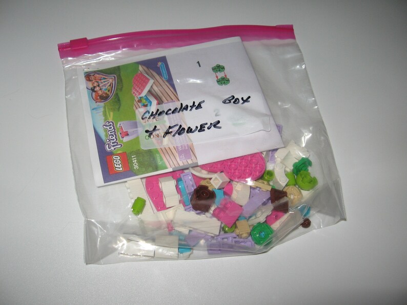 Valentine's Build a Lego Chocolate Box and Flower ! - Etsy