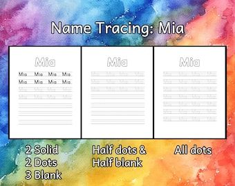 3 Owen Name Tracing Sheets for Handwriting Practice, Printable - Etsy