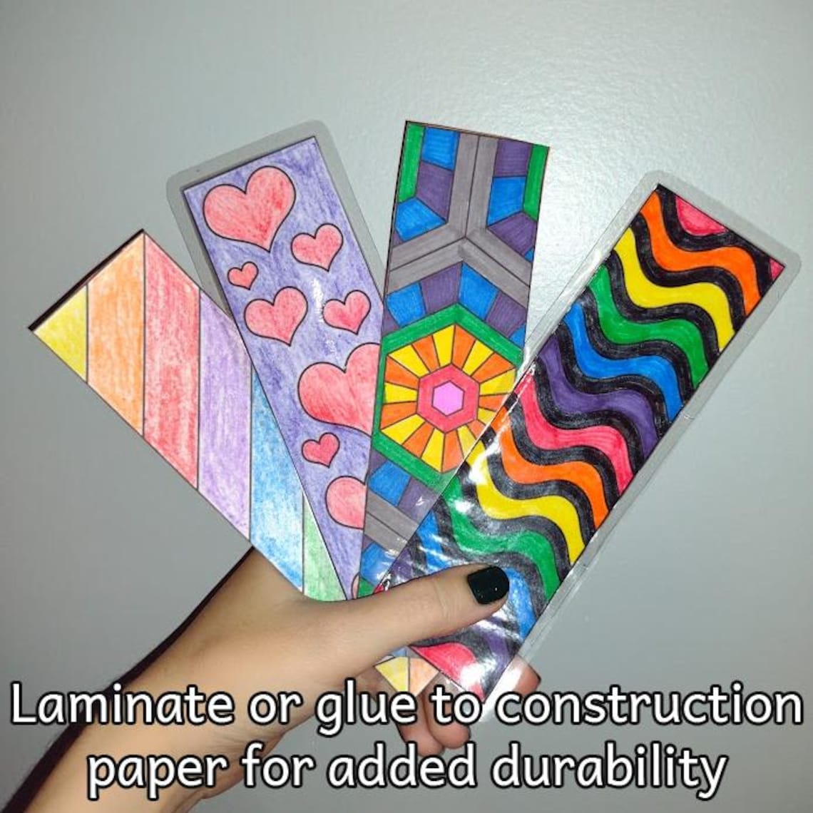 30 DIY Bookmarks for Kids - Shapes, Geometric, and Quilt Patterns ...