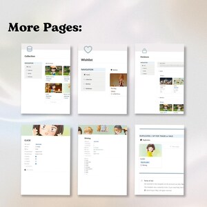 Blind Box Tracker Notion Template, Notion Dashboard for Anime Art Toy ...