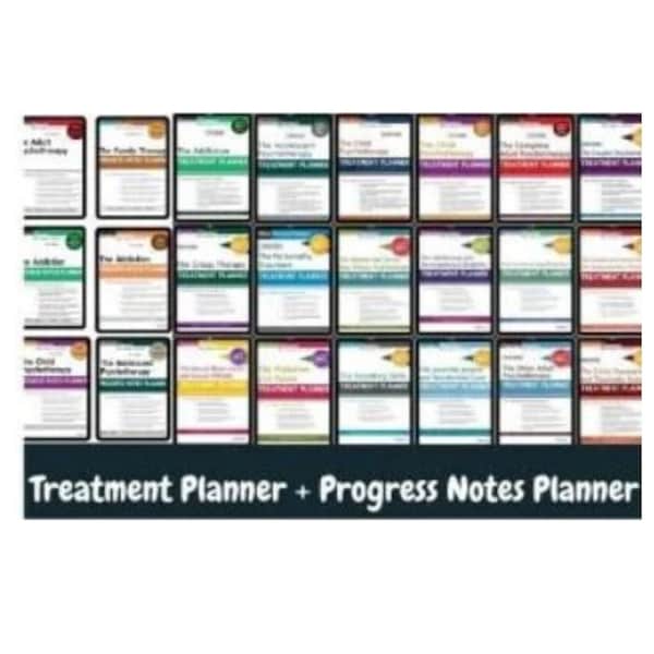 Treatment Planner - Etsy