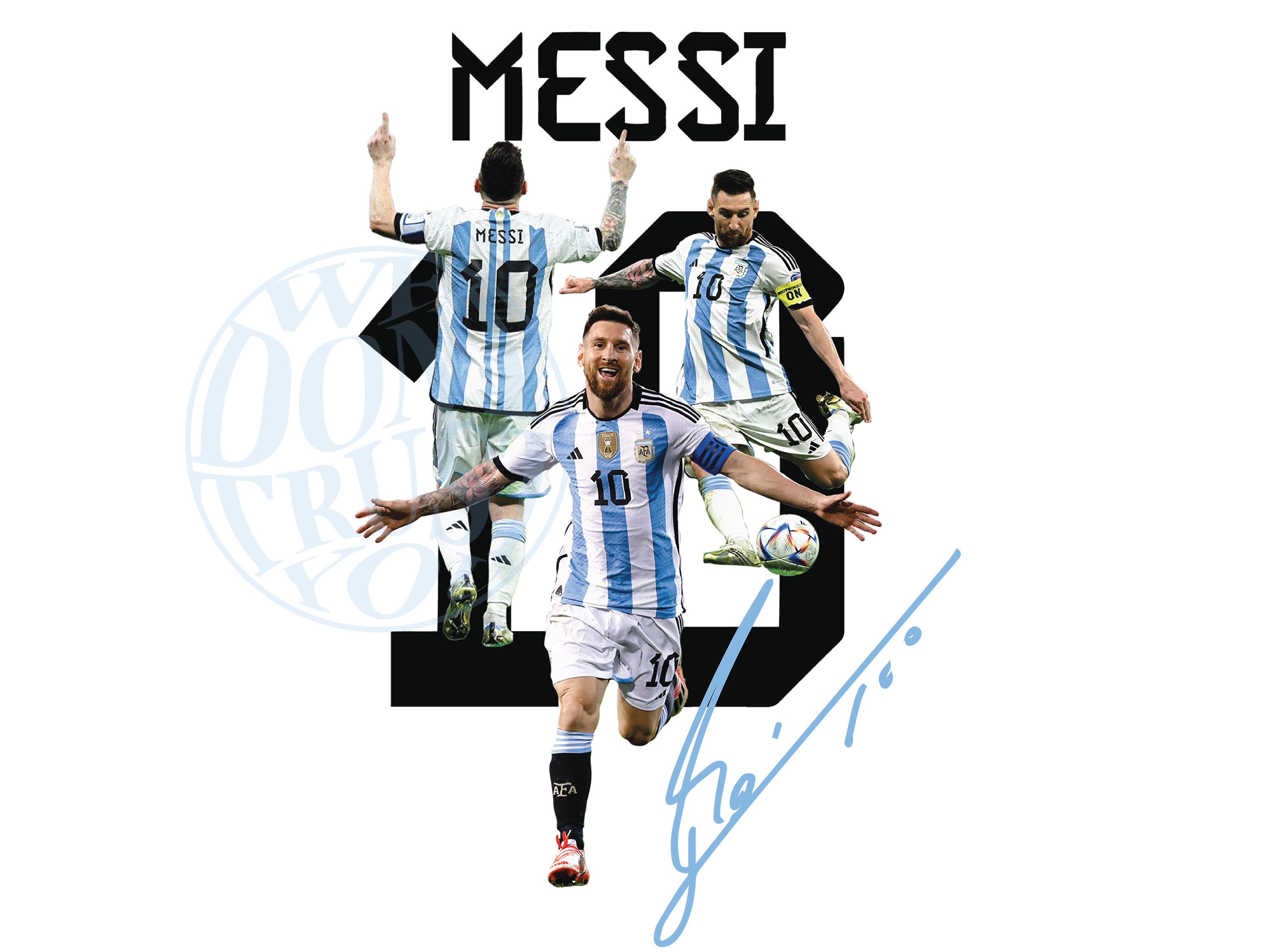 Lionel Messi Vector Clip Art Descarga digital PNG & SVG Ilustración del ...
