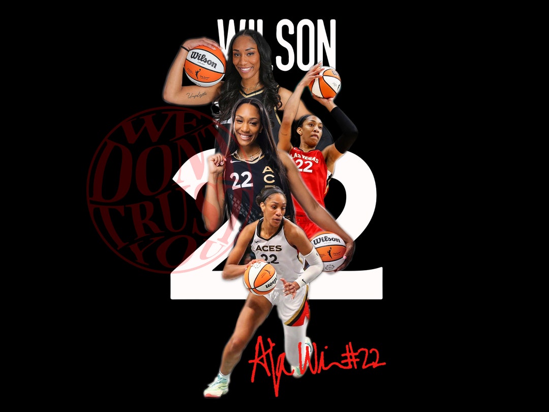 Aja Wilson SVG & PNG Vector Files Digital Download 4500x8001 - Etsy